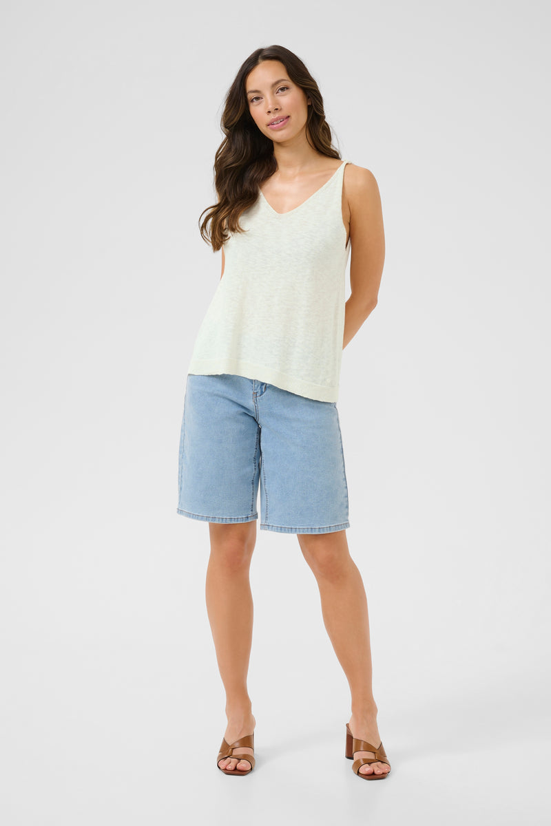 2025SS - Cream - Pull - Evisa Knit Top – Boutique MOI - Mode féminine